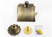 China Special Design Bathroom Accessories Antique Toilet Paper Holder Brass Material for sale