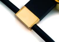 China Bathroom Products Wall - Mounted Square Towel Ring Brass Material Bathroom Set for sale
