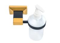 China Gold Plated Bathroom Accessory Commercial Soap Dispenser Holder 500 PCS for sale