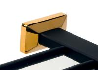 China Solid Brass Bathrooms Sets Towel Shelf Brass Material Bath Towel Holder for sale
