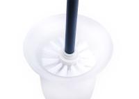 China Gold Painting Bathroom Fittings Toilet Brush Holder For Hotel / Family Bathroom for sale