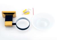 China Bathroom Set Bathroom Accessory Soap Holder Gold Plate / Paint Bathroom Supplies for sale
