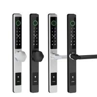China Fingerprint Narrow Frame Door Lock Waterproof IP65 For Home for sale
