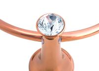 China Wall-mounted Bathroom Accessory Towel Ring  Zinc Alloy and Crystal for sale
