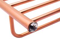 China Modern Design Bathroom Accessory Towel Shelf  Zinc Alloy and Crystal for sale