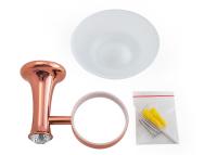 China Classic Design Wall mounted Bathroom Accessories Soap Holder Zinc Alloy and Crystal for sale