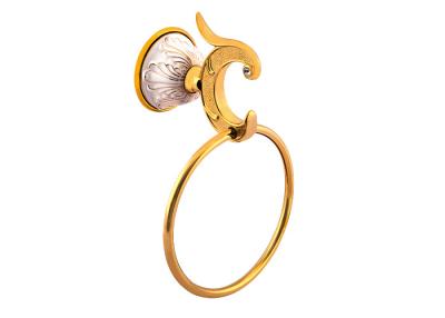 China Classic Design Wall mounted Bathroom Accessories Towel Ring Brass and Zinc Alloy for sale