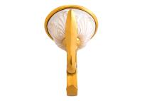 China OEM and ODM Bathroom Sets Decorative Robe Hooks Plate Gold Painted Finishing for sale