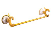 China Single Towel Bar Bathroom Accessory Brass And Zinc Alloy Material for sale