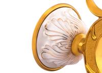 China Single Towel Bar Bathroom Accessory Brass And Zinc Alloy Material for sale