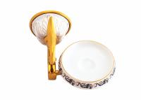 China Plated Gold and Painted Soap Holder Bathroom Essentials Wall - Mounted Durability for sale