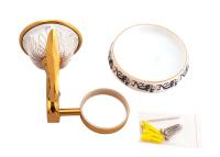 China Plated Gold and Painted Soap Holder Bathroom Essentials Wall - Mounted Durability for sale