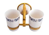 China Double Tumbler Holder Bathroom Accessory / Bathroom Supplies Easy Install for sale