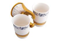 China Double Tumbler Holder Bathroom Accessory / Bathroom Supplies Easy Install for sale