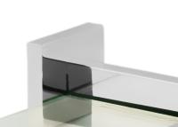 China Stainless Steel 304 Bathroom Accessory Glass Shelf Polished For Decorations for sale