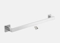 China 600g Lightweight Bathroom Accessory Single Towel Bar Polished SUS304 Wall - Mounted for sale