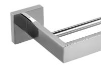 China Concealed Screw Mounting Bathroom Accessory Double Towel Bar Dependability for sale