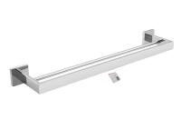 China Concealed Screw Mounting Bathroom Accessory Double Towel Bar Dependability for sale