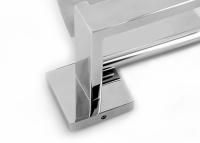 China SUS304 Single Post Toilet Paper Holder Bathroom Accessory OEM For Hotel for sale