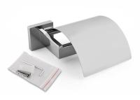 China SUS304 Single Post Toilet Paper Holder Bathroom Accessory OEM For Hotel for sale