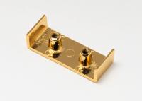 China Gold Bag Parts And Accessories Zinc Alloy Electroplated Bag Parts For Decoration for sale