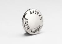 China Corrosion Resistance Handbag Accessories Hardware Logo Parts Steel Color for sale