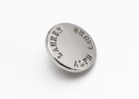 China Corrosion Resistance Handbag Accessories Hardware Logo Parts Steel Color for sale