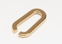 China Gold Plated Zinc Alloy Handbag Accessories Hardware With Customized Logo for sale