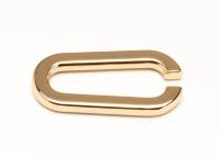 China Gold Plated Zinc Alloy Handbag Accessories Hardware With Customized Logo for sale