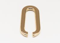 China Gold Plated Zinc Alloy Handbag Accessories Hardware With Customized Logo for sale