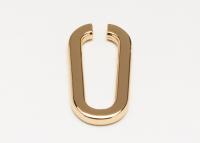 China Gold Plated Zinc Alloy Handbag Accessories Hardware With Customized Logo for sale
