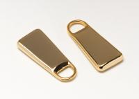 China Classic Customized Logo Handbag Accessories Hardware  Zipper Pull For Bag for sale