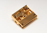 China Gold Blank Handbag Accessories Hardware Finish Parts Zinc Alloy OEM / ODM for sale