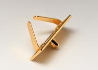 China Gold Plated Finish Handbag Accessories Hardware for Modern Bag Zinc Alloy for sale