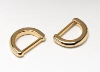 China High Electroplate D Shape Bag Han Golden Zinc Alloy Luggage Handbag Accessories for sale