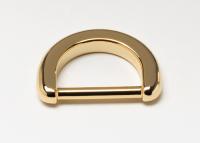 China High Electroplate D Shape Bag Han Golden Zinc Alloy Luggage Handbag Accessories for sale