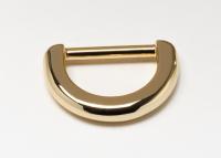 China High Electroplate D Shape Bag Han Golden Zinc Alloy Luggage Handbag Accessories for sale