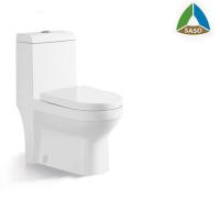 China Washdown Flushing White Ceramic Toilet 670x370x760mm Easy To Clean for sale