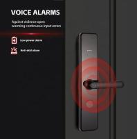 China Remote Control Smart Door Lock WiFi Smartphone APP Funciton & Voice Control for sale