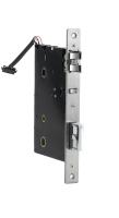 China Zinc Black Gunmetal Color Smart RFID Card Door Lock For Hotel Application for sale