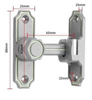 China Noctilucent Double Sliding Barn Door Latch For Commercial With Two Installation Ways for sale