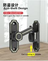 China Heavy Bolt Barn Door Latch Lock Zinc For Indoor / Outdoor Use for sale