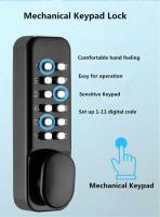 China Mechanical Keypad Digital Code Lock Easy To Use For Entry Doors for sale
