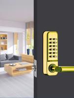 China Digital Zinc Resettable Combination Keyless Doorlock Mechanical 142 X 42 X 26 Mm for sale