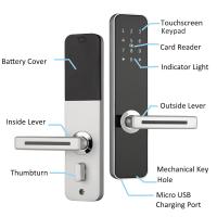 China Bluetooth Electronic Keypad Door Locks Anti-Theft Keyless Entrance for sale