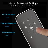 China Aluminium Alloy NFC Card Keypad Door Lock For House Apartment Hotel Building for sale