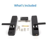 China Electronic Keyless Entry Door Lock NFC/IC Card Unlock With Handle Touchscreen Keypad for sale