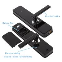 China Electronic Keyless Entry Door Lock NFC/IC Card Unlock With Handle Touchscreen Keypad for sale