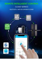 China WiFi TTLOCK Smart Door Lock Biometric Fingerprint Door Handle Digital Keyless Lock for sale