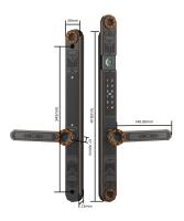 China Waterproof IP65 Fingerprint Door Lock For Entry Outside Doors for sale